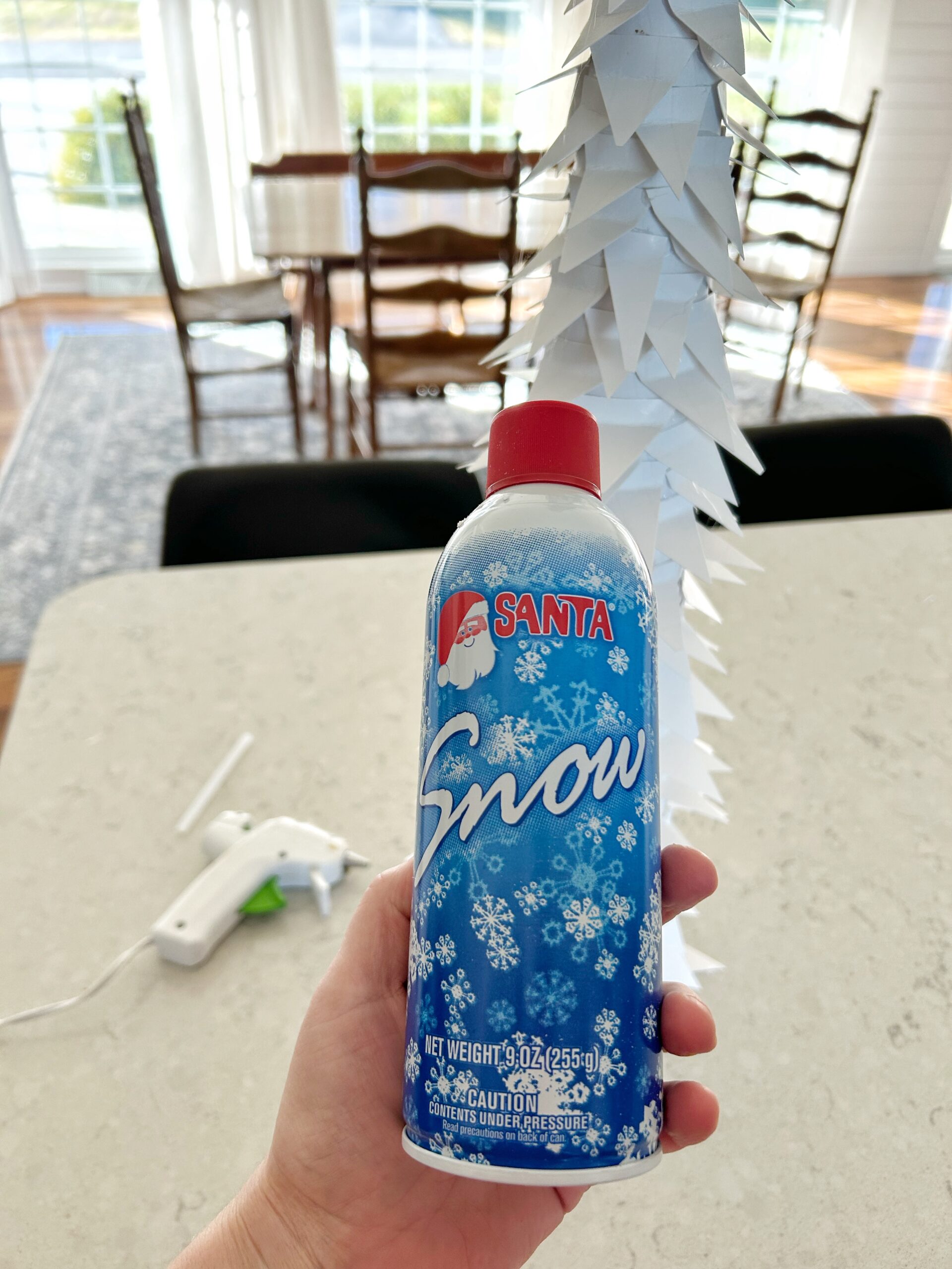 DIY Poster Board Christmas Trees - Family and the Lake House
