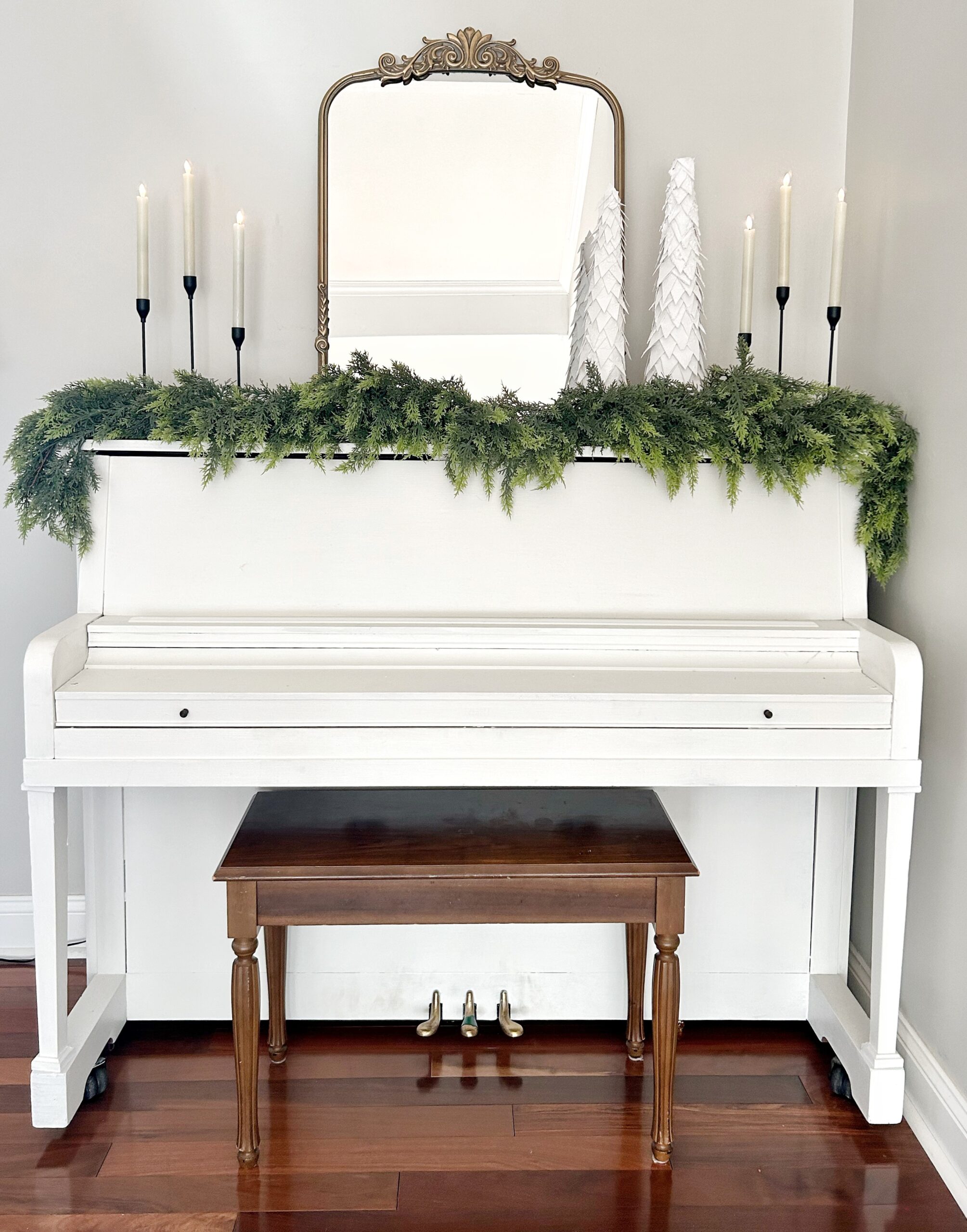 DIY Poster Board Christmas Trees - Family and the Lake House