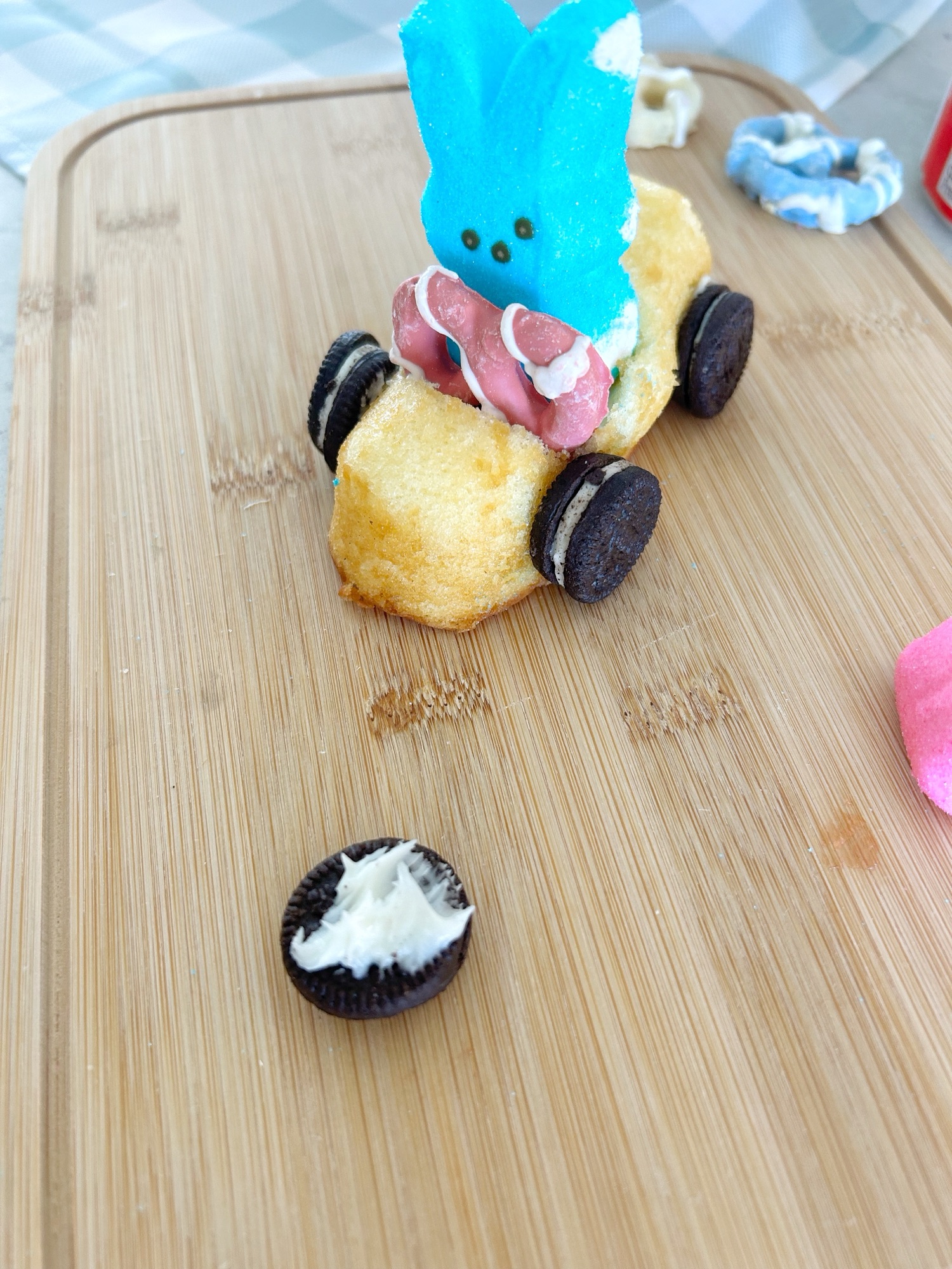Easter Peeps Bunny Twinkie Cars - Family and the Lake House