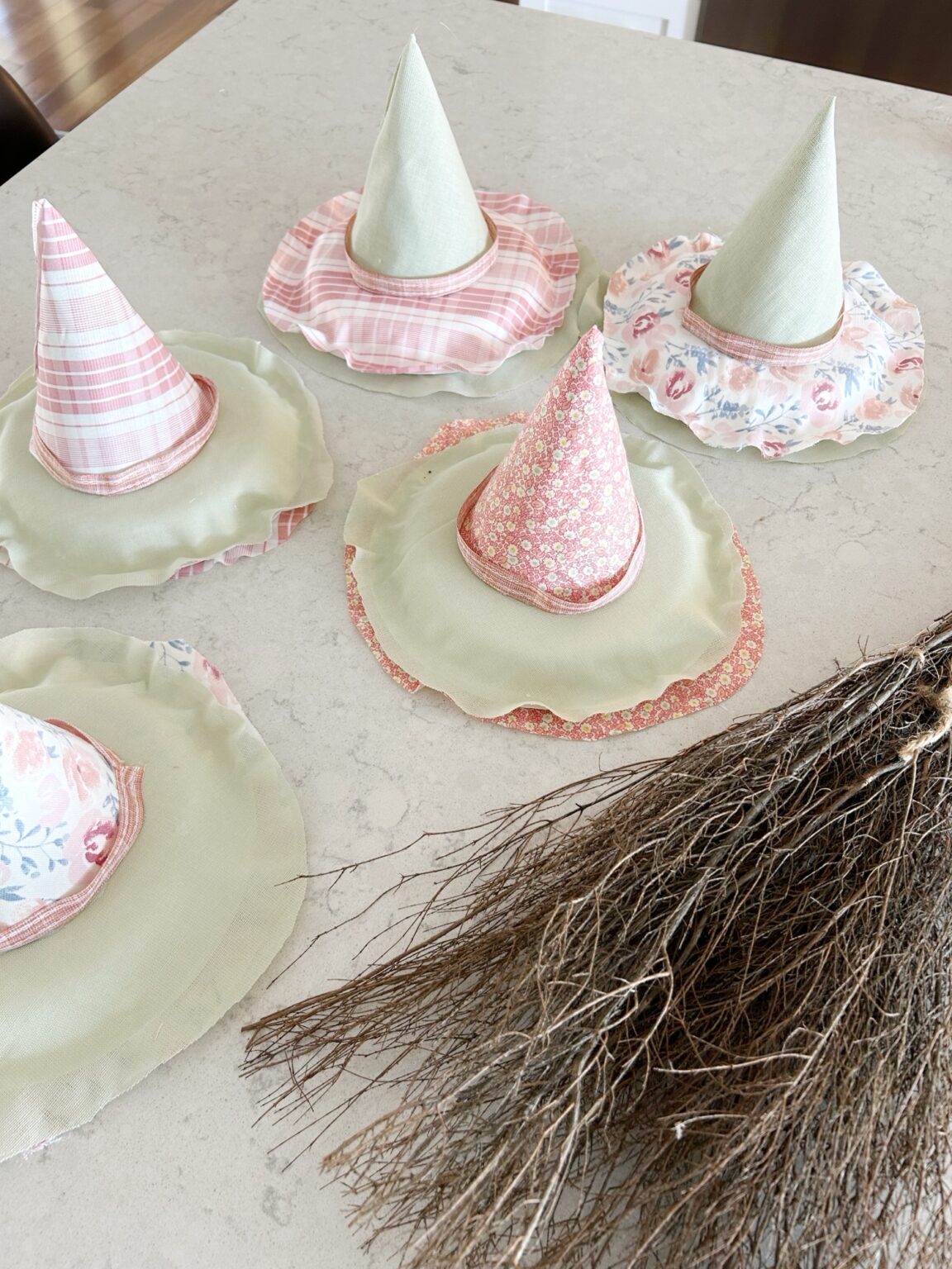 DIY Shabby Chic Witch Hats - Family and the Lake House